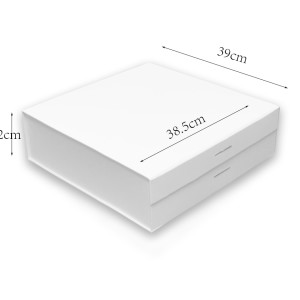 Large Gift Box (3-Slot) - Black | Luxury Candle Supplies