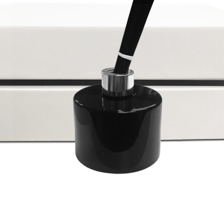 Large 200ml Diffuser – Gloss black w silver cap (S604B) - Luxury Candle ...
