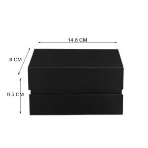 Large Gift Box (3-Slot) - Black (L.1) | Luxury Candle Supplies