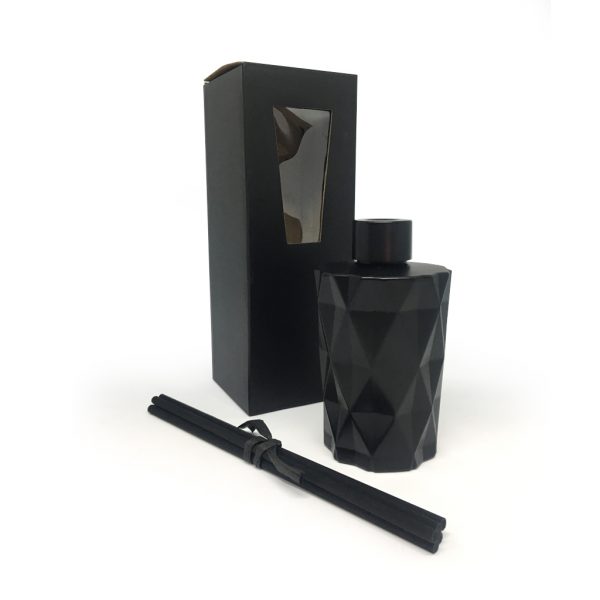 170ml Diamond Diffuser – Matte Black (S18M) - Luxury Candle Supplies