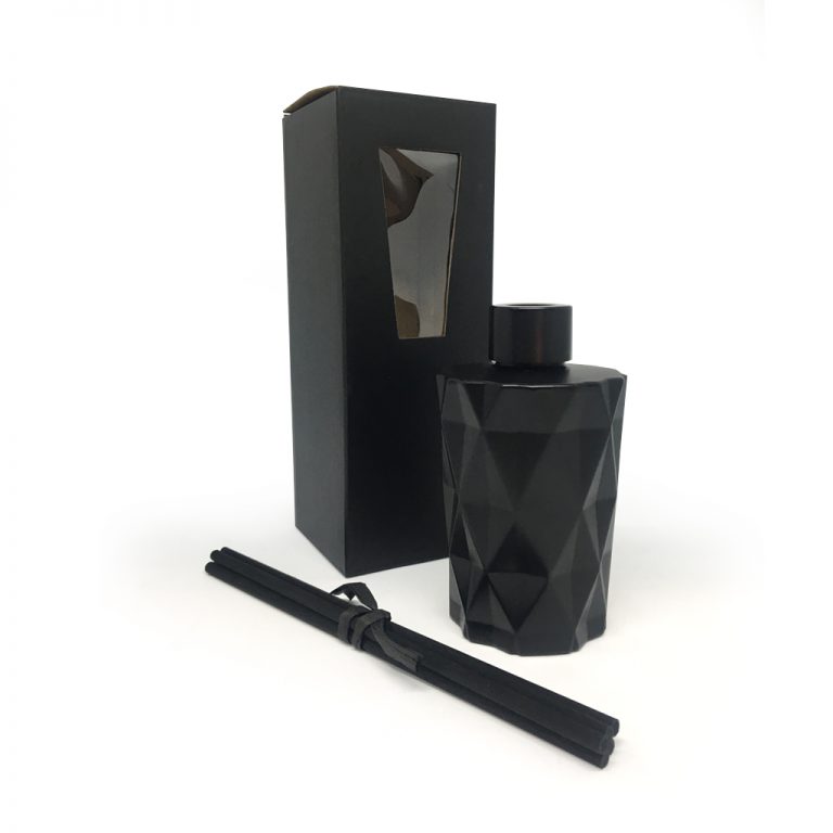 170ml Diamond Diffuser – Matte Black (S18M) - Luxury Candle Supplies