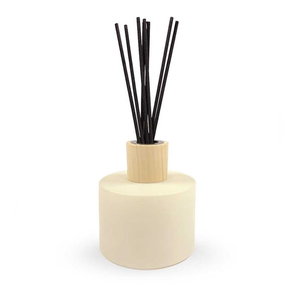 200ml DIffuser – Matte Sand with Timber Cap (S.14) - Luxury Candle Supplies