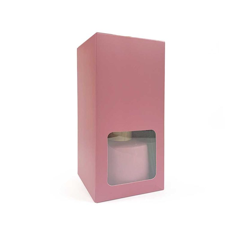 Large 200ml Diffuser - Clear w gold cap (L.15) | Luxury Candle Supplies