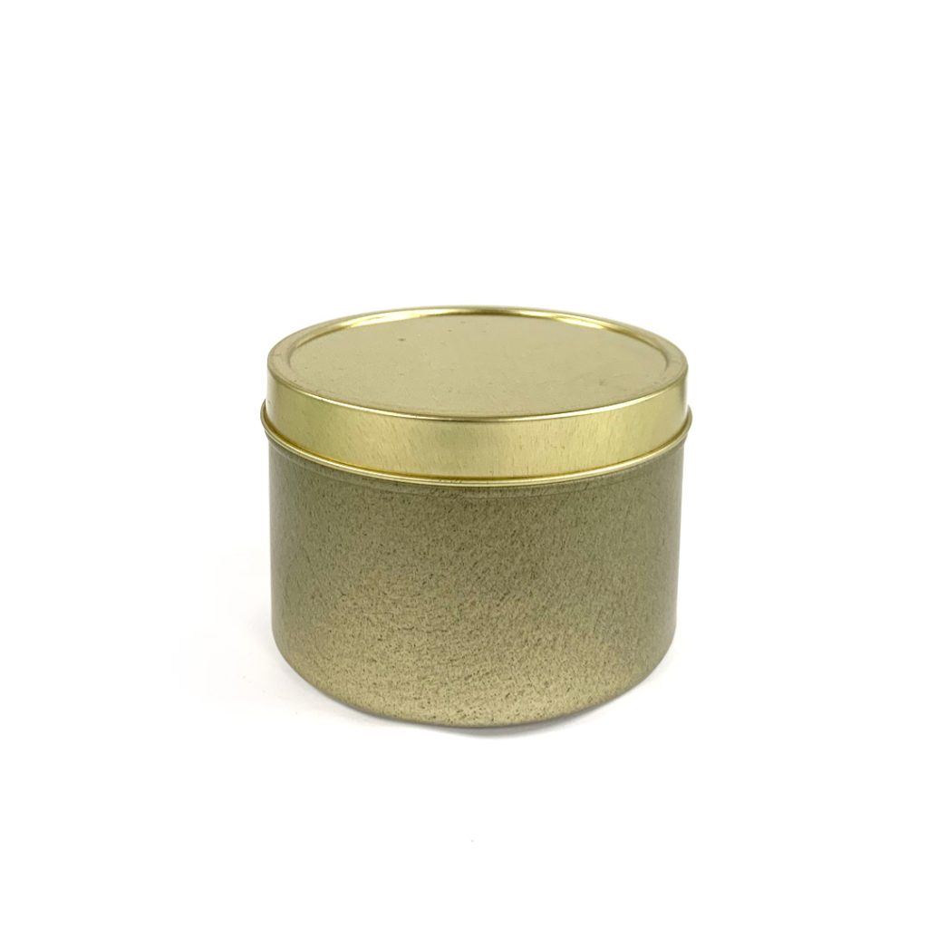 VN Two-tone Gold Tin (225F168) (S502A) - Luxury Candle Supplies