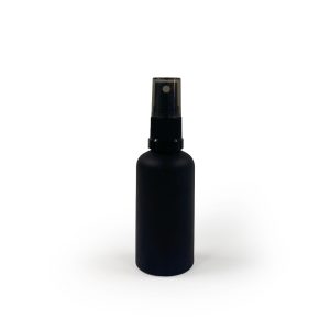100ml Glass Spray Bottle – Matte Black + Black Nozzle - Luxury Candle ...