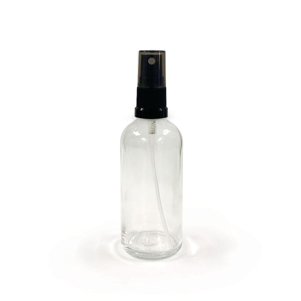 100ml Glass Spray Bottle – Matte Black + Black Nozzle - Luxury Candle ...