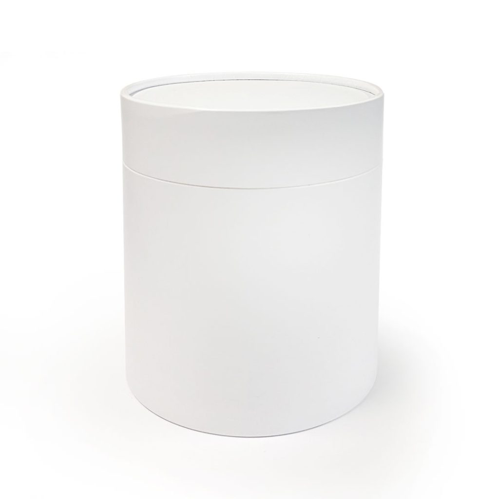 New Jumbo Cylinder Box – White (S2204A) - Luxury Candle Supplies
